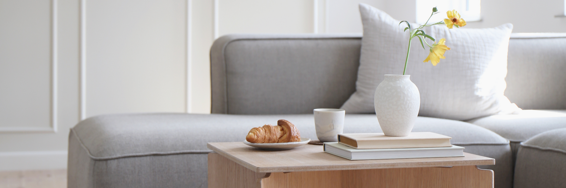 BASECAMP XL Small open end, højre modulsofa - MAKE nordic